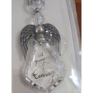 Demdaco | Accents | Demdaco Crystal Angel Ornament Os Silver A Prayer ...
